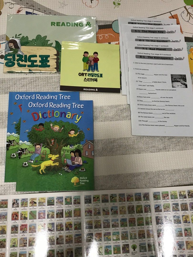 Oxford Reading Tree Level 4 ~ 9 (166 books) + workbooks + big chart ...