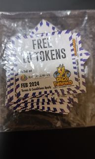 Paco Funworld Token Coupons (Bugis+ only) #wangan #maimai, Hobbies ...