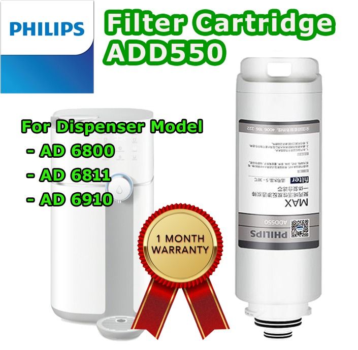 PHILIPS ADD550 water filter RO (Reverse Osmosis) replacement cartridge ...
