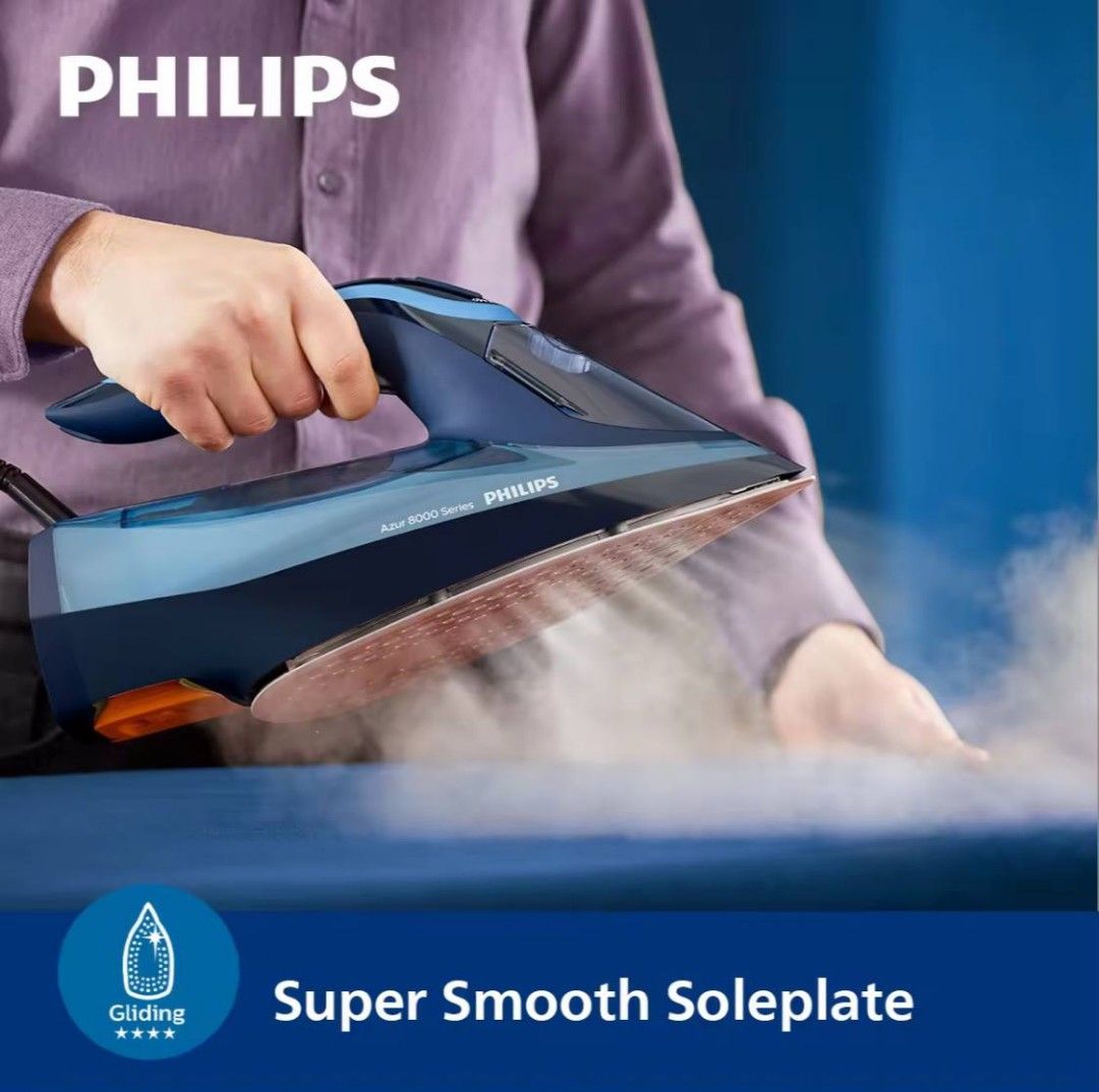 Philips Azur 8000 Series Steam Iron DST8020/26, TV & Home Appliances ...