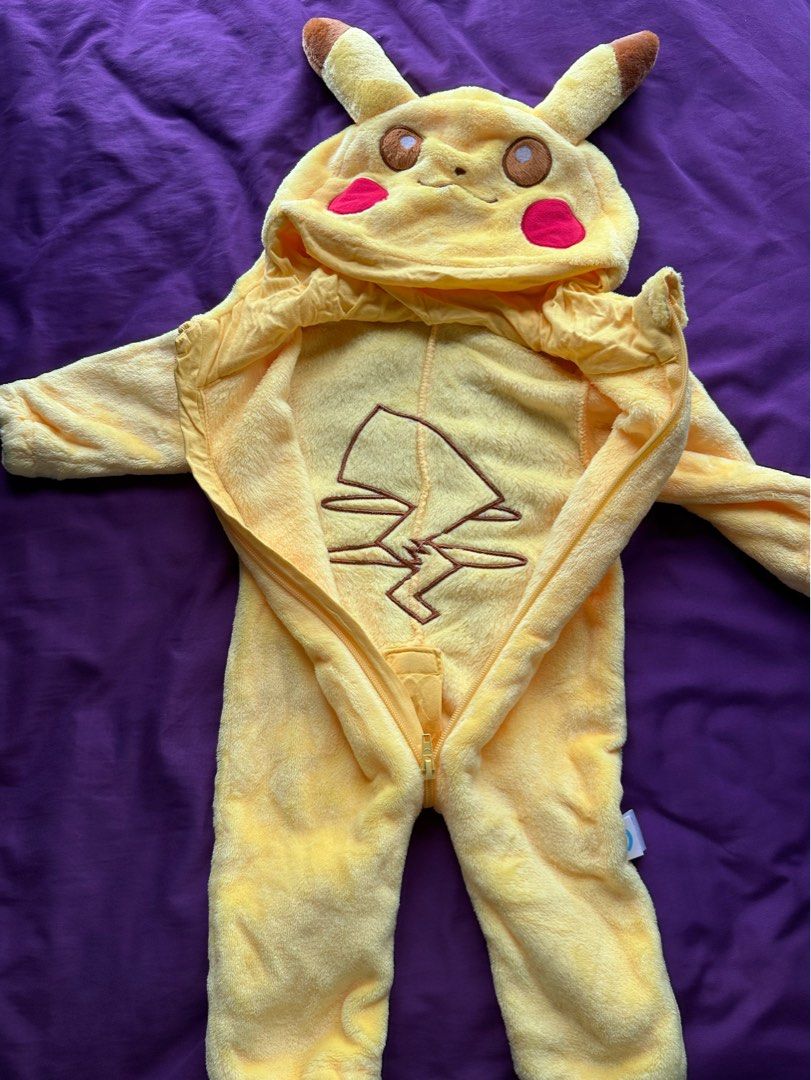 Pikachu Suit, Babies & Kids, Babies & Kids Fashion on Carousell