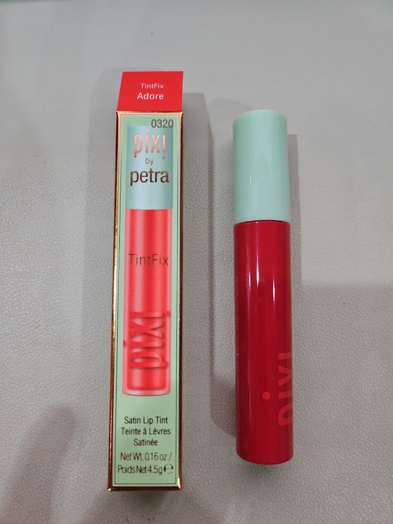 Pixi by petra tintfix satin lip tint adore shade, Beauty & Personal Care, Face, Makeup on Carousell