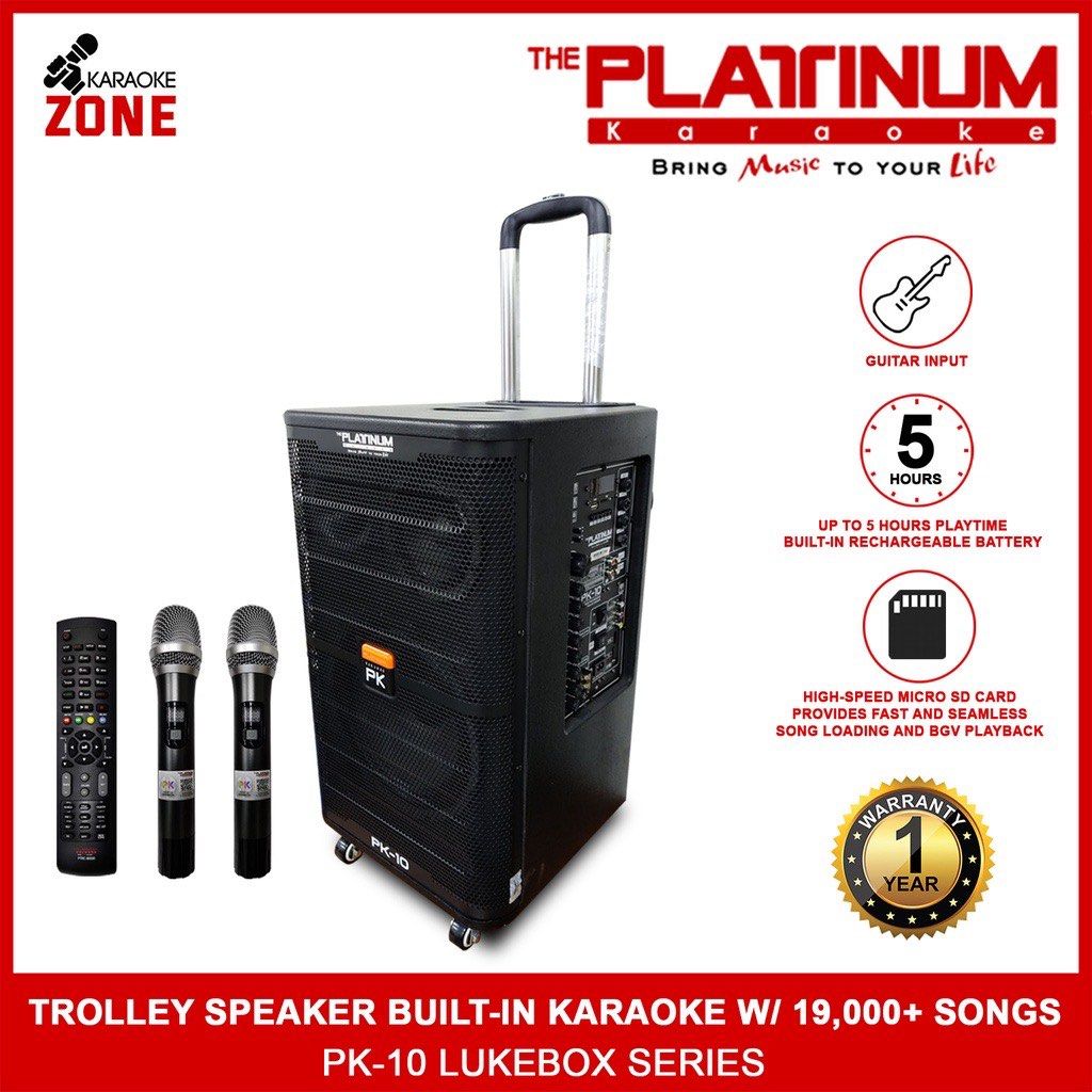 PLATINUM built in karaoke PK10, Audio, Soundbars, Speakers & Amplifiers on Carousell