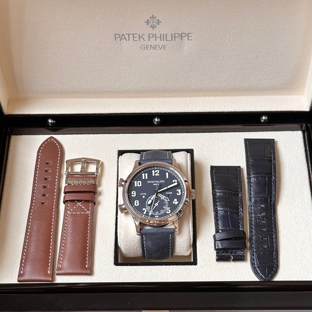 PP Calatrava 42mm Travel time 5524G-001 white gold full set 2021 mdl ...