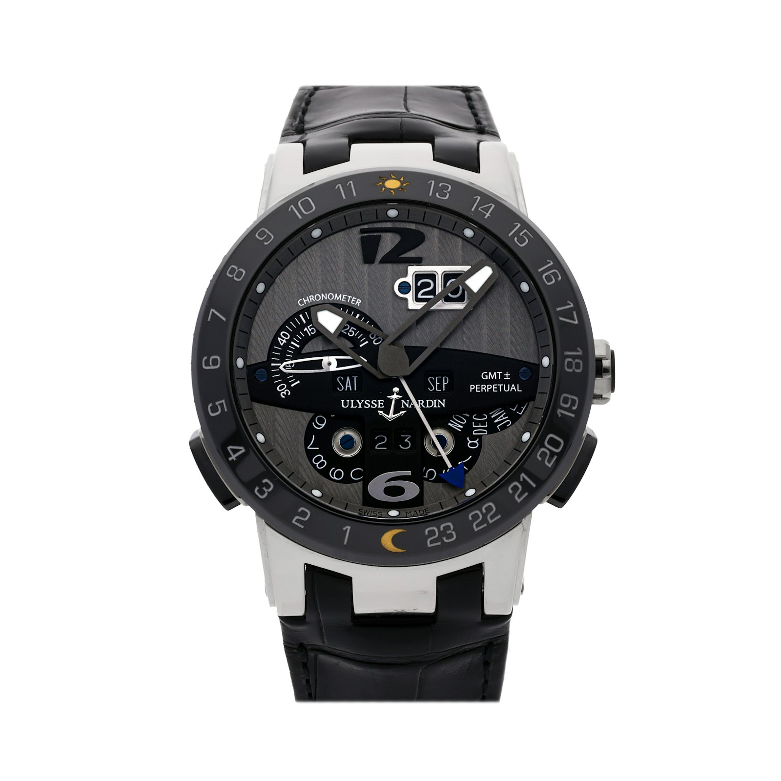 Pre-Owned Ulysse Nardin El Toro GMT Perpetual Calendar Limit, Luxury ...