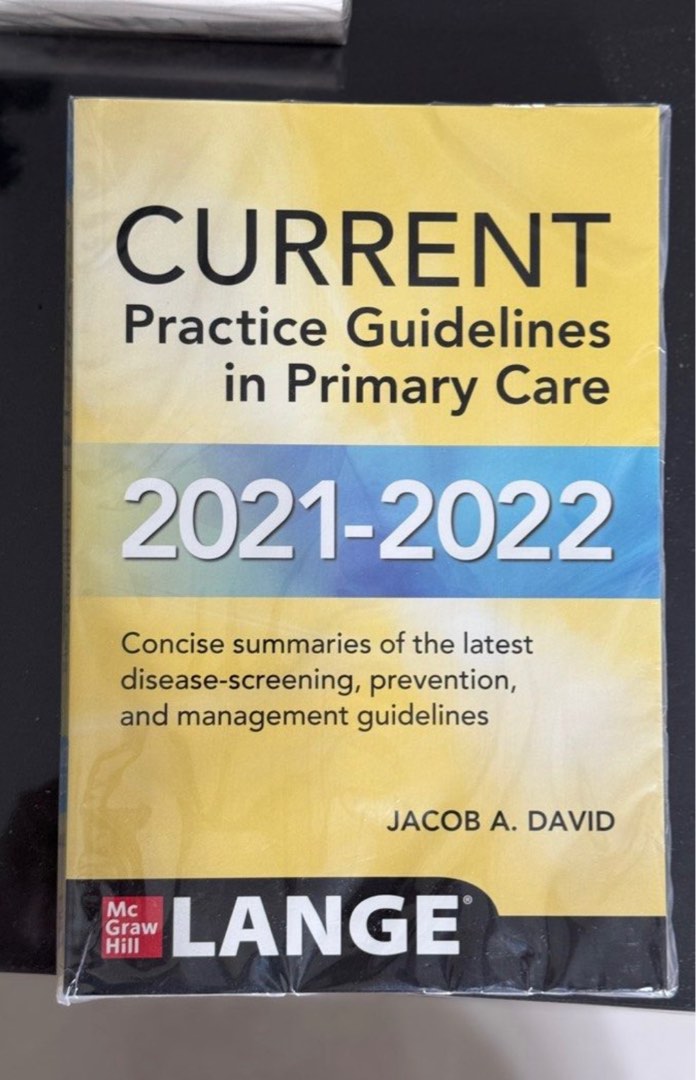 Primary care practice guideline 2021-2022, Hobbies & Toys, Books ...
