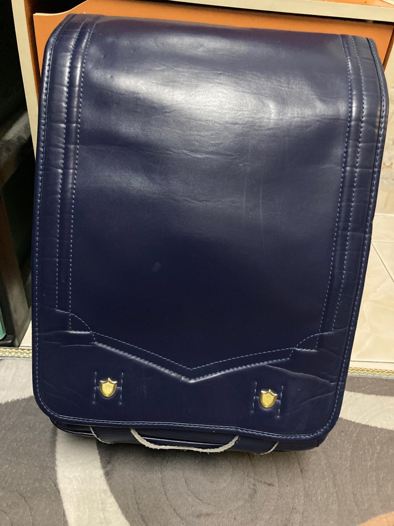 Authentic Randoseru Japanese backpack Bag Japan dark blue / bag sekolah ...