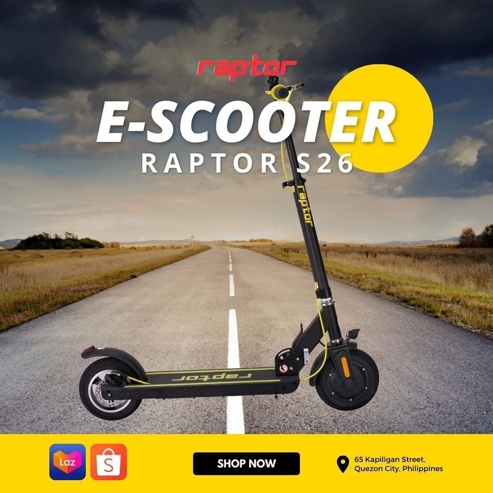 RAPTOR Electric Scooter (S26), Sports Equipment, Sports & Games, Skates ...