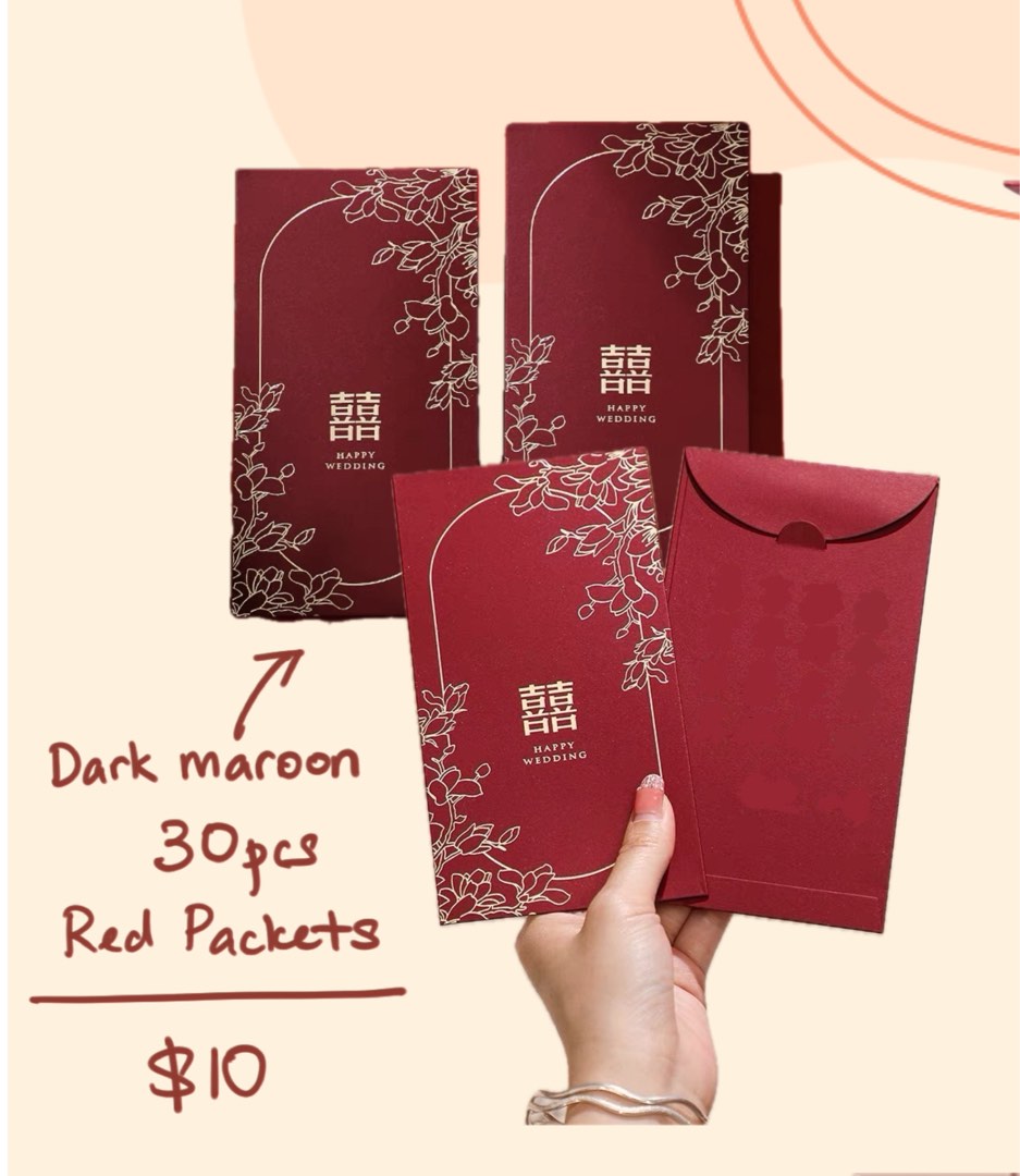 Red Packets Wedding, Everything Else on Carousell