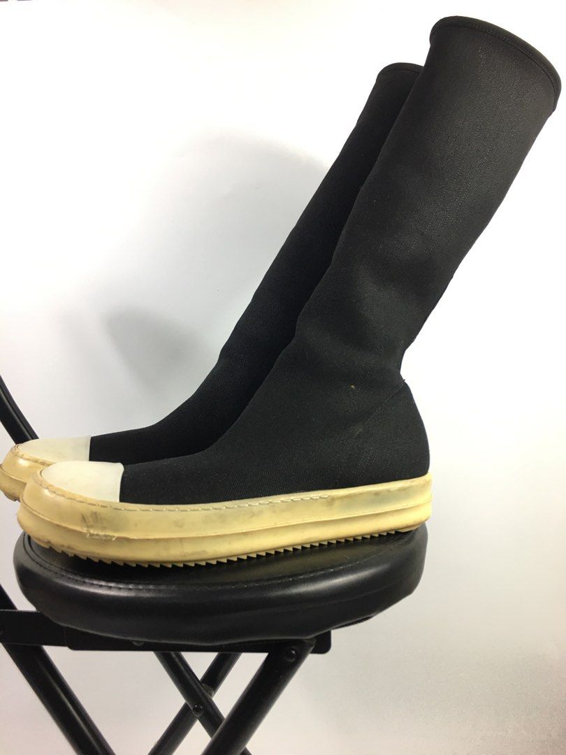 RICK OWENS - DRKSHDW- NEOPRENE SOCK RAMONES, Women's Fashion, Footwear ...