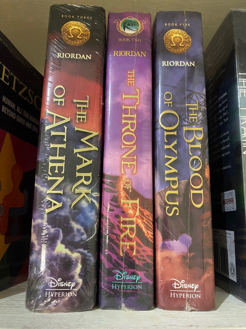 Rick Riordan Books HB, Hobbies & Toys, Books & Magazines, Fiction & Non ...