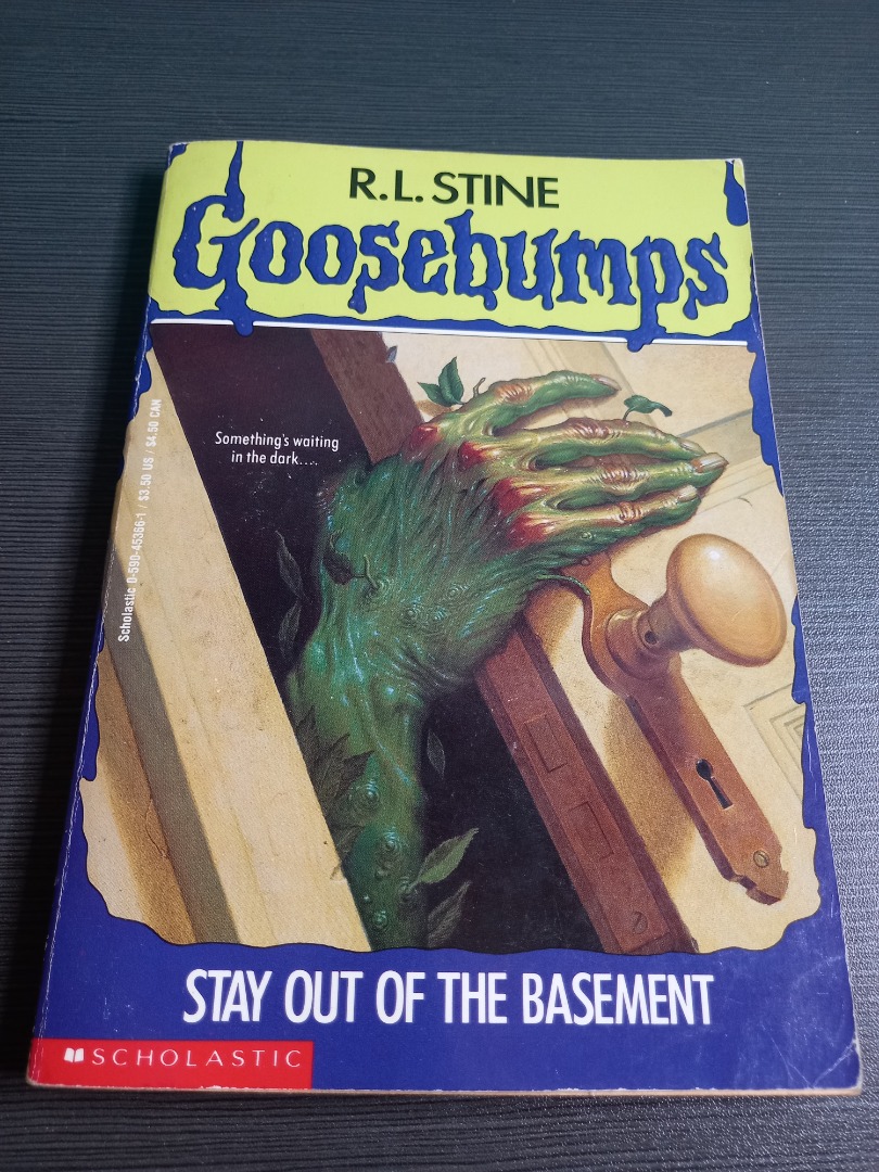 R.L. Stine Goosebumps Stay Out Of The Basement Book, Hobbies & Toys ...