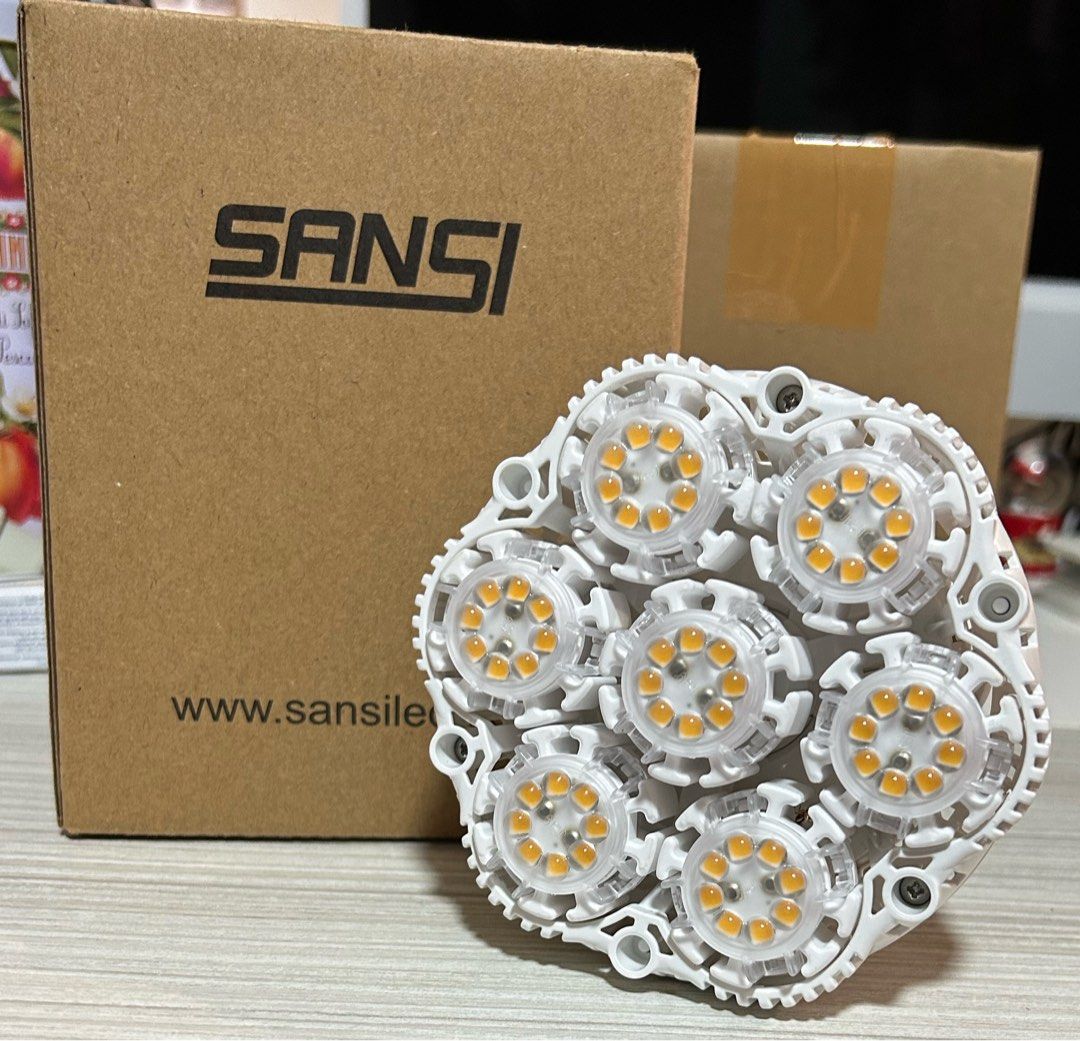 Sansi 36 Watt Grow Lights with track adaptor, Furniture & Home Living ...