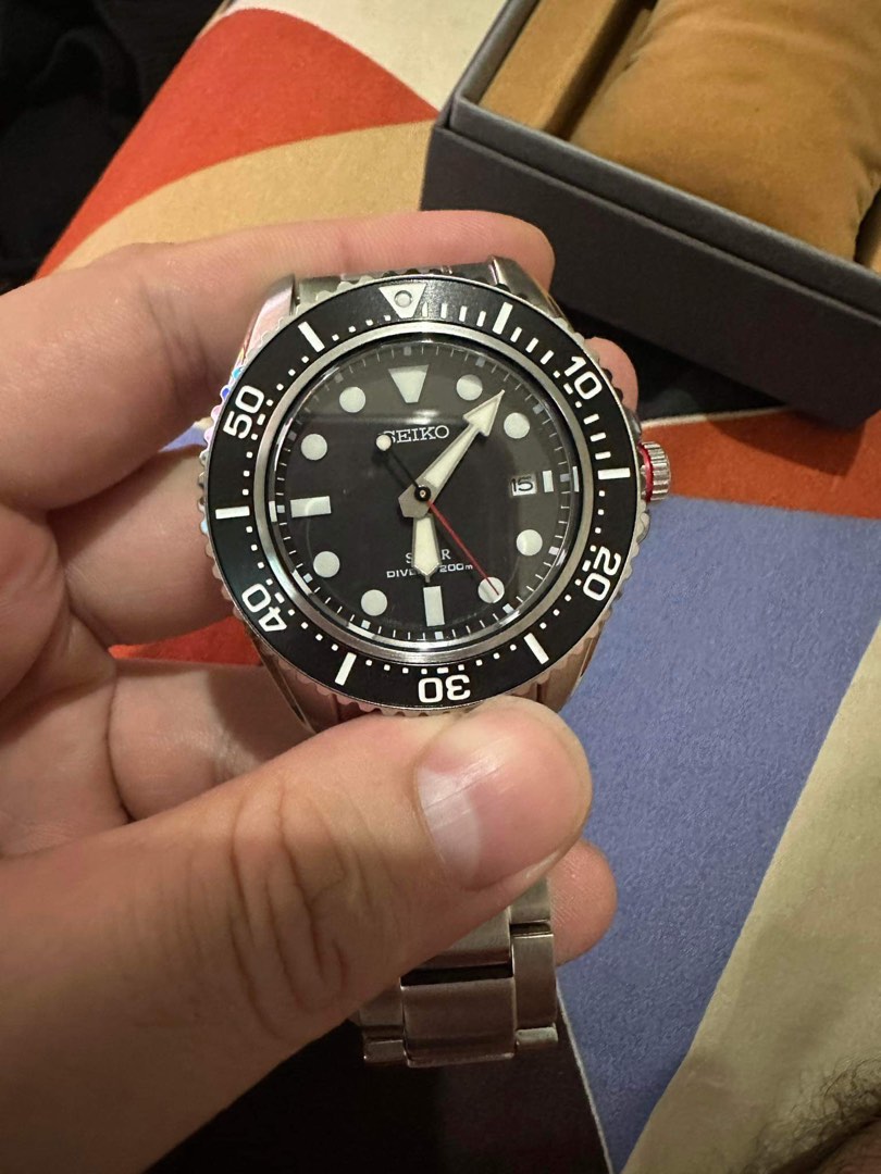 SEIKO 5 SNE589 Solar, Men's Fashion, Watches & Accessories, Watches on ...