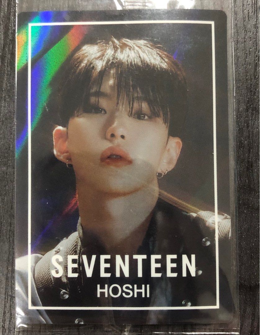 SEVENTEEN HOSHI OFFICIAL BY BANDAI PLEDIS & HYBE PHOTOCARD MADE IN ...