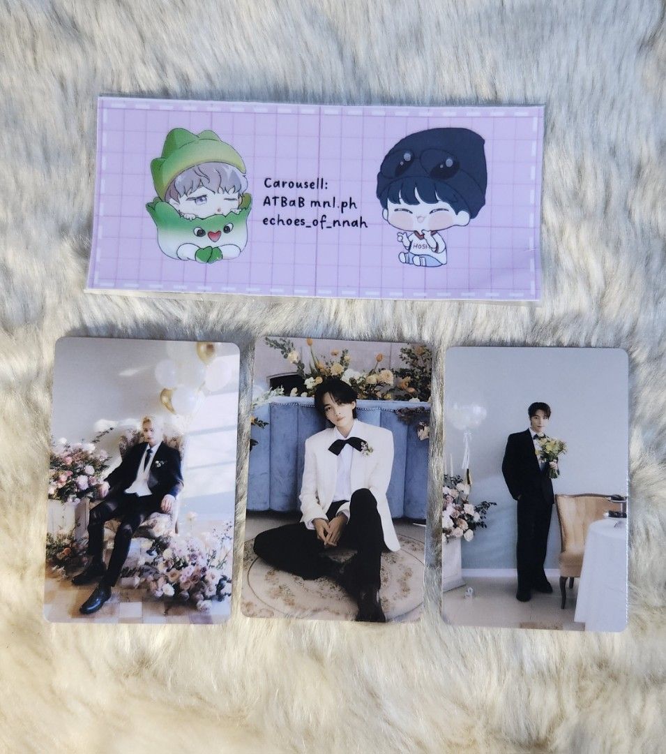 Seventeen Official FML Carat Version Photocards (Jeonghan, Jun & Dino Set), Hobbies & Toys ...