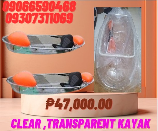single clear kayak For Sale or Transparent Kayak ONHAND, Everything ...
