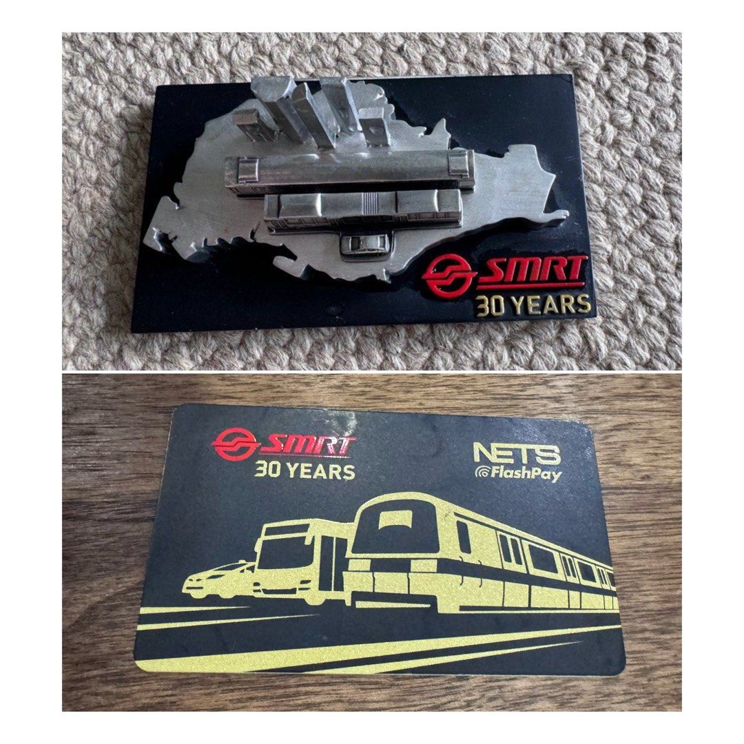 SMRT 30 yr Anniversary Royal Selangor Souvenir Collectible & Nets Flash ...