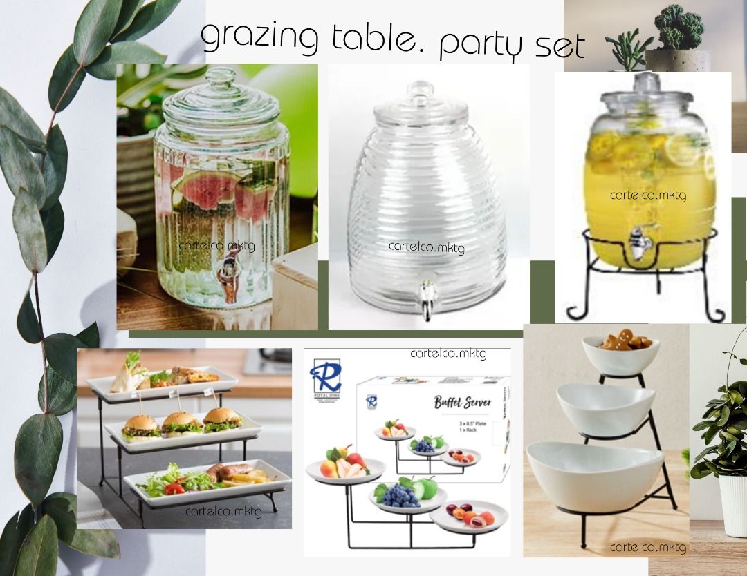 snack bar plate server , beverage dispenser for cocktail juices ...