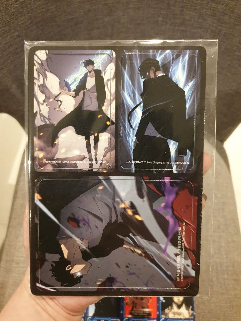 Solo Leveling Cards Standee Magnet Set, Hobbies & Toys, Memorabilia ...