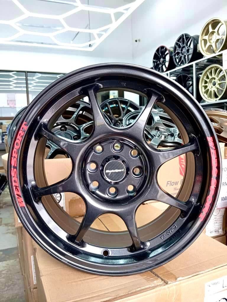 SPORT Rim TC05 THAILAND 16" MYVI ALZA SAGA VVT VIOS CITY JAZZ YARIS ...