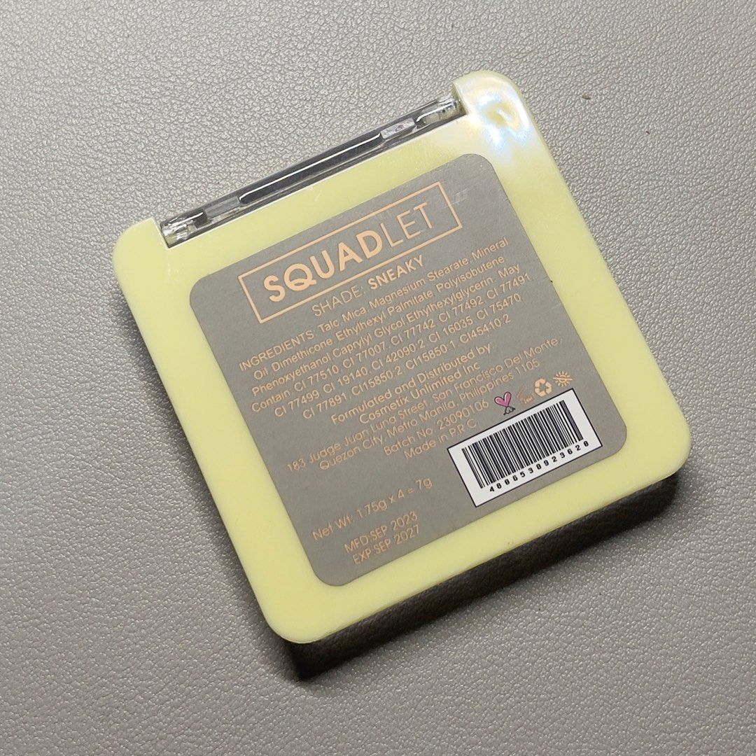 Squad Cosmetics SquadLet in Sneaky, Beauty & Personal Care, Face ...