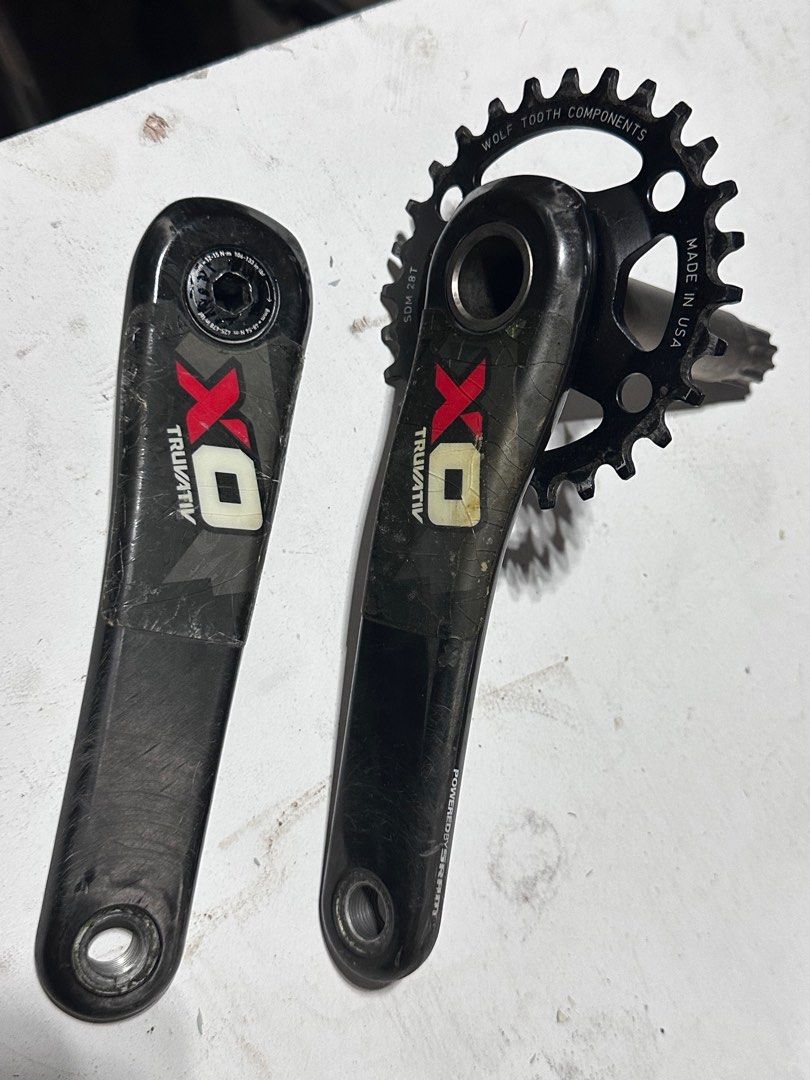 Sram XO Carbon cranks 170mm DH, Sports Equipment, Bicycles & Parts ...