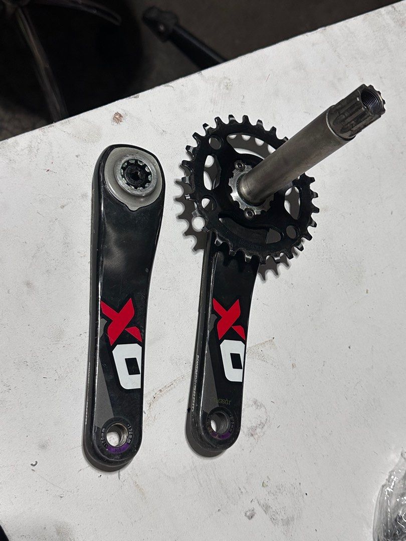 Sram XO Carbon cranks 170mm DH, Sports Equipment, Bicycles & Parts ...
