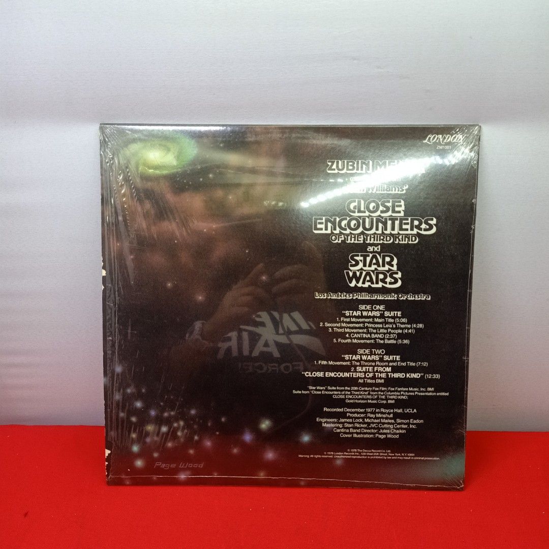 Star Wars and Close Encounter 12"vinyl album US press in mint condition ...
