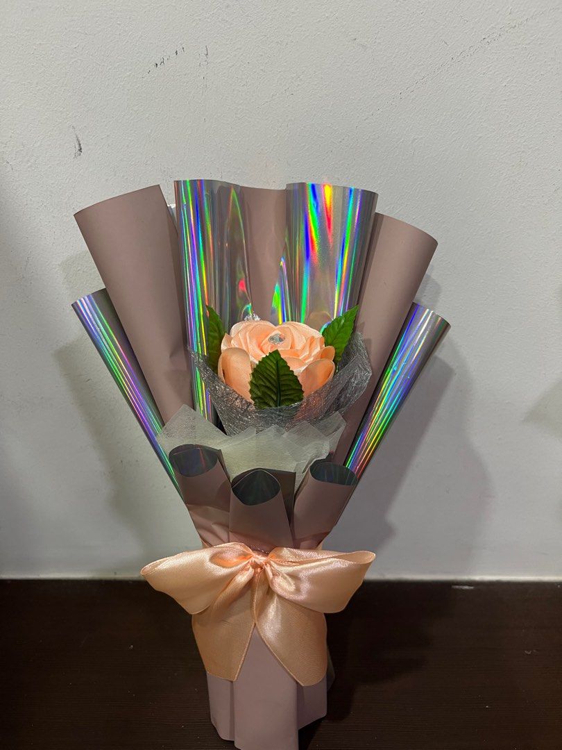 Sunkist orange rose bouquet, Hobbies & Toys, Stationery & Craft ...