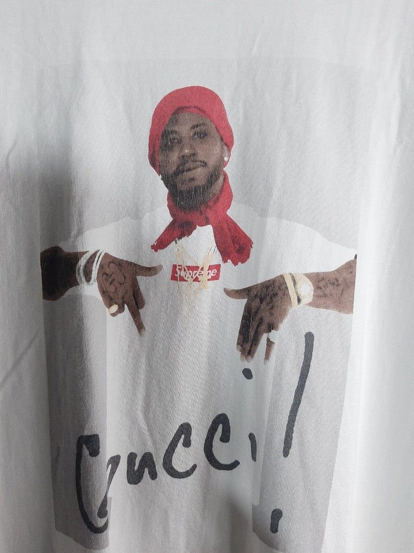 Supreme x Gucci Mane, Men's Fashion, Tops & Sets, Tshirts & Polo Shirts ...