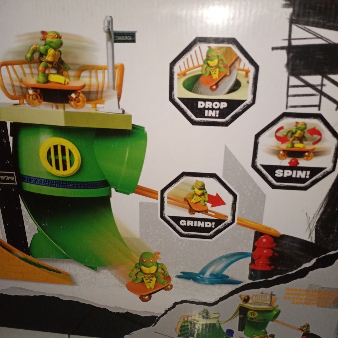 Teenage mutant ninja turtles Turtle madness skate park toy, Hobbies ...