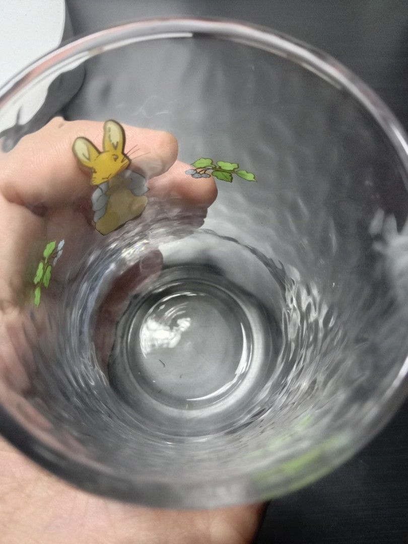 The World of Peter Rabbit Glass Cup, Furniture & Home Living ...