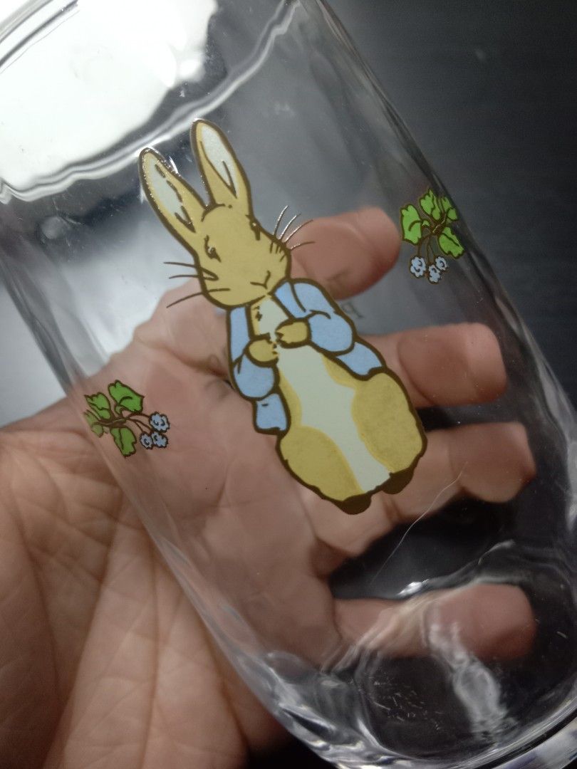 The World of Peter Rabbit Glass Cup, Furniture & Home Living ...