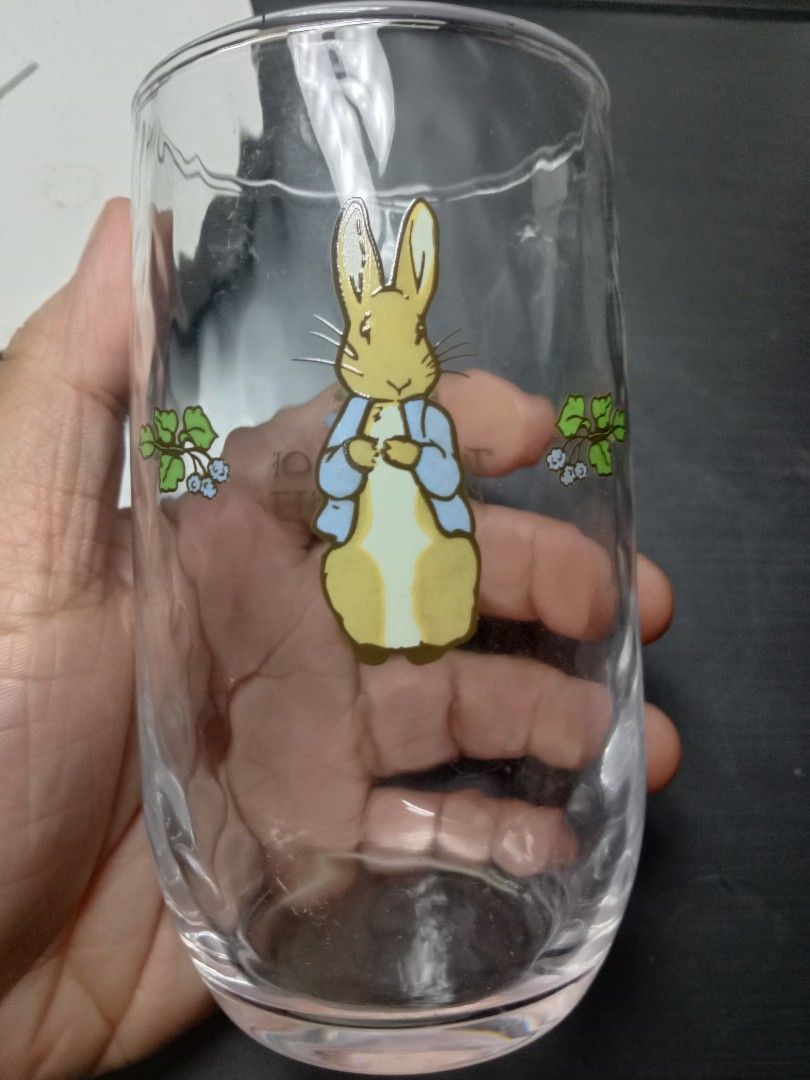 The World of Peter Rabbit Glass Cup, Furniture & Home Living ...