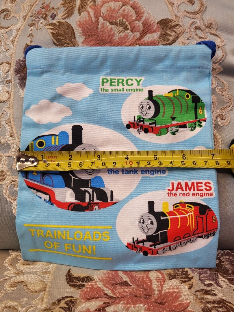 Thomas & Friends Medium Drawstring Pouch, Women's Fashion, Bags ...