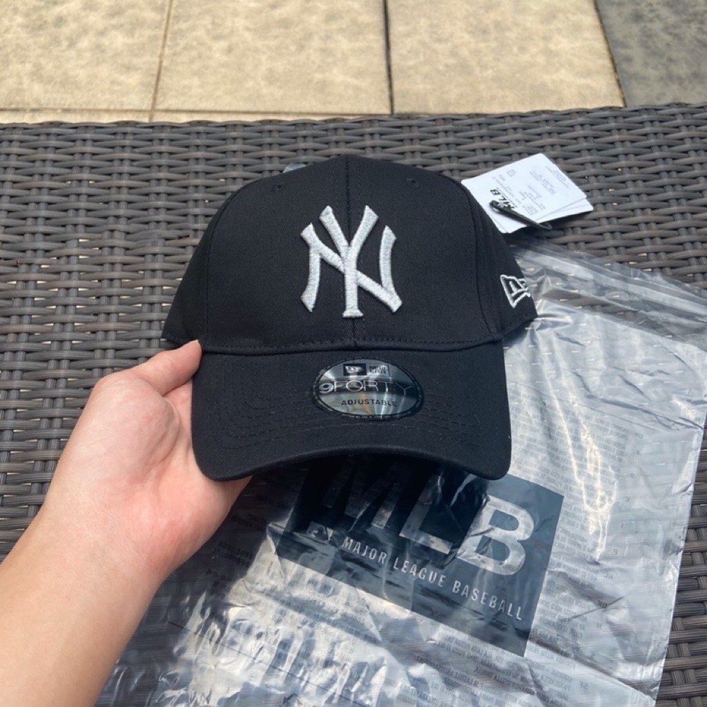 Topi New Era Yankees NY New York Black Hitam Original Brand New MLB ...