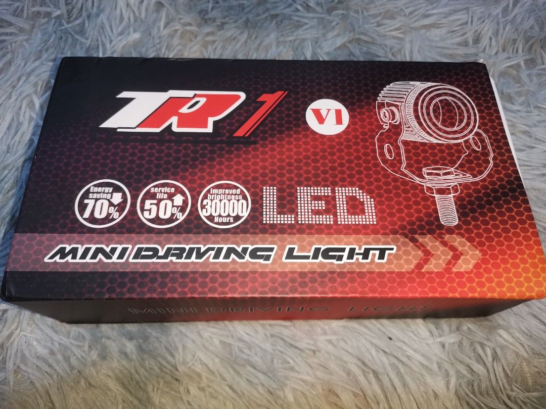 TR1 Mini Driving Light V1 with Exhaust Fan, Motorbikes, Motorbike Parts ...