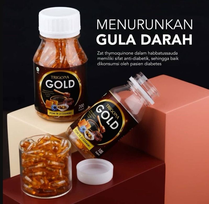 TRIGONA GOLD HABBATUS SAUDA CAPSULE [ 4 IN 1] + Extra Virgin Olive Oil ...