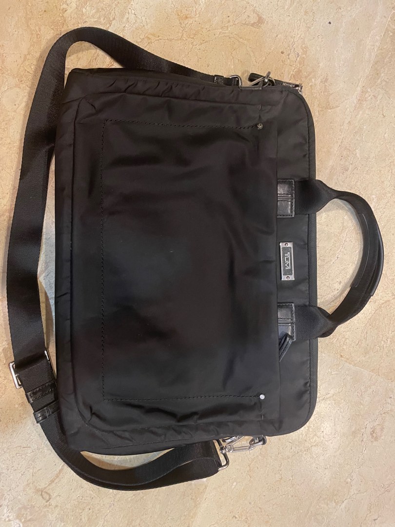 TUMI laptop bag black, Women's Fashion, Bags & Wallets, Shoulder Bags ...