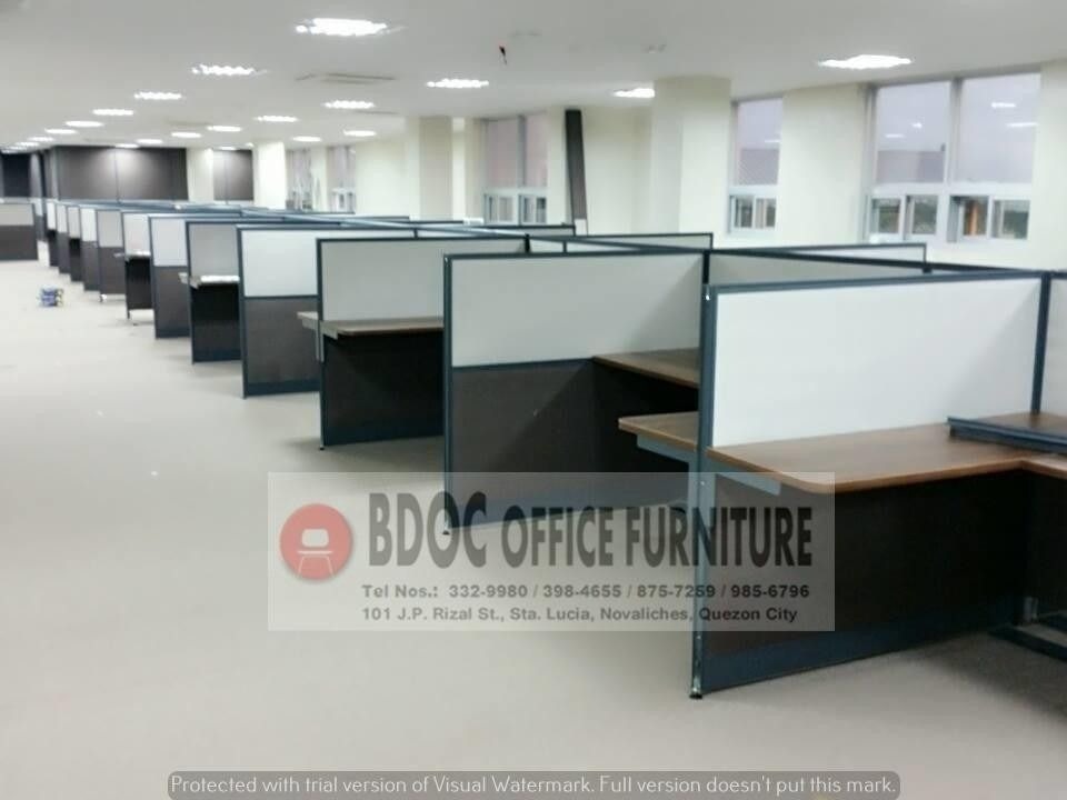 two color office cubicle partition / office partition / office table ...