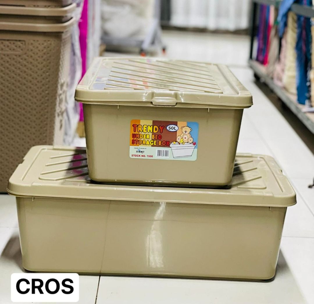 Underbed Storage Box 50L, Furniture & Home Living, Home Improvement & Organization, Storage ...