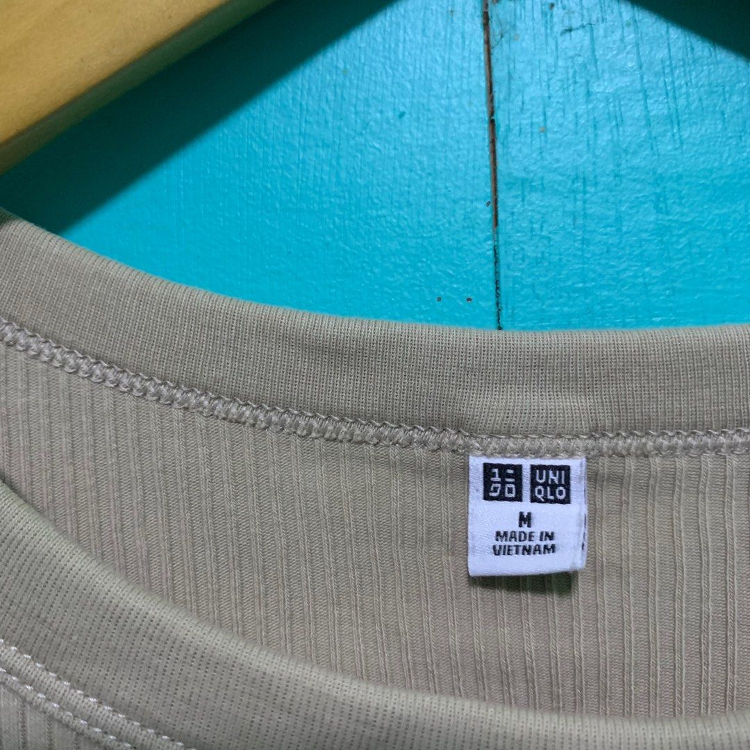 Uniqlo beige shirt, Women's Fashion, Tops, Shirts on Carousell