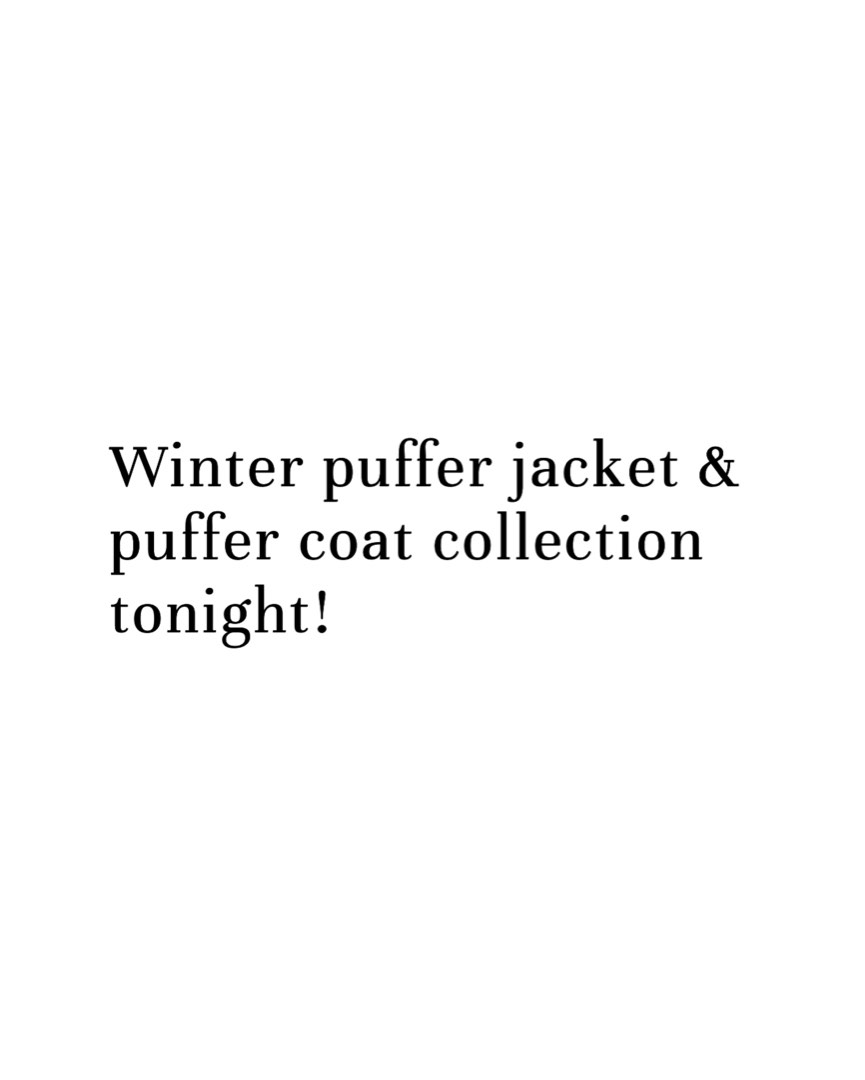 Uploading anytime tonight (NO EXACT TIME) Winter puffer coat, Oversized ... Uploading anytime tonight (NO EXACT TIME) Winter puffer coat, Oversized ...