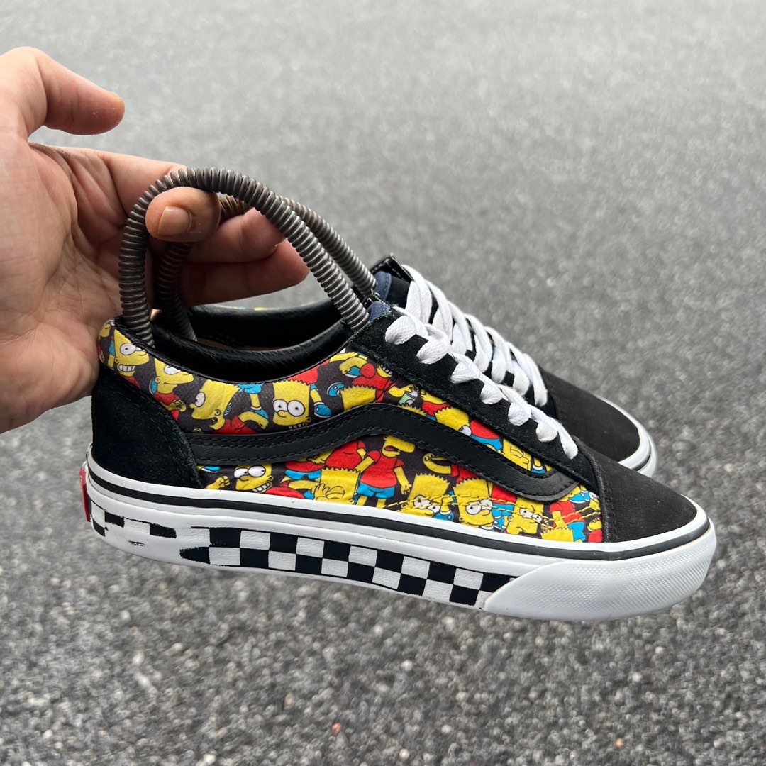 Vans os Bart Simpson UK2.5, Women's Fashion, Footwear, Sneakers on ...