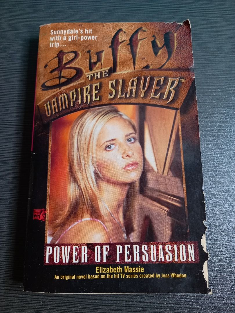 Vintage 1999 Buffy The Vampire Slayer Power Of Persuasion Pocket Book, Hobbies & Toys, Books ...