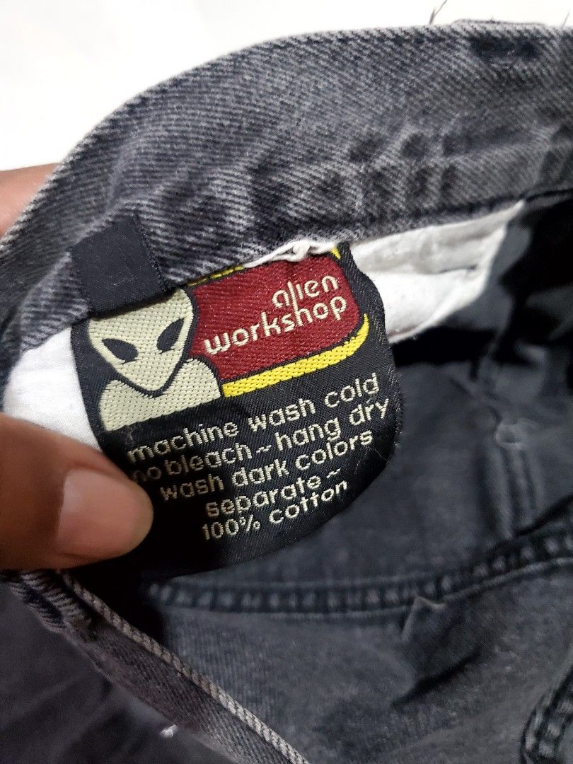 Vintage alien workshop jeans shorts, Men's Fashion, Bottoms, Jeans on ...