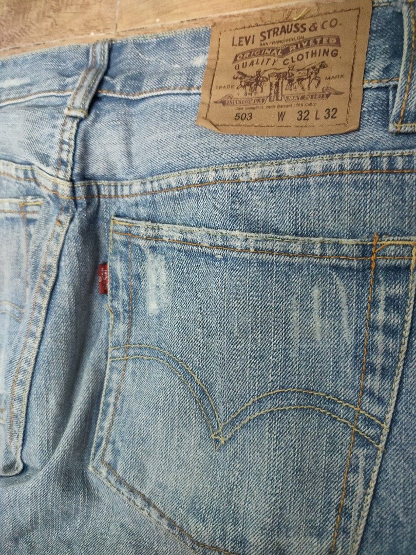 VINTAGE LEVI'S 503 DENIM PANTS (DATED 1996 / MADE IN USA) | VINTAGE ...