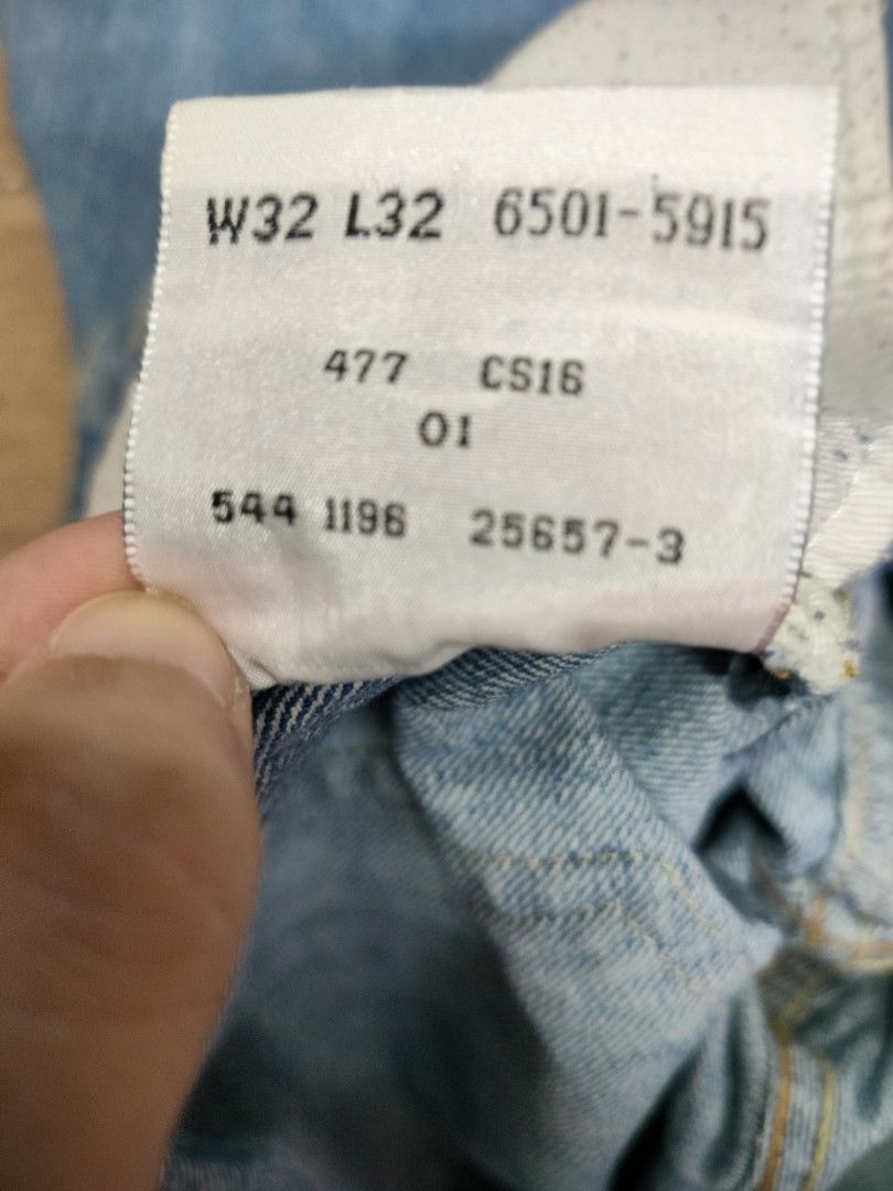 VINTAGE LEVI'S 503 DENIM PANTS (DATED 1996 / MADE IN USA) | VINTAGE ...