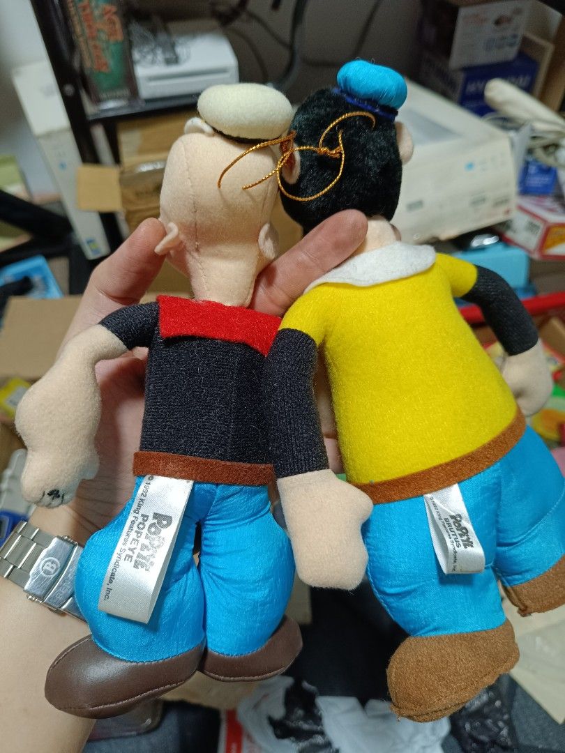 Vintage Popeye Plush set, Hobbies & Toys, Toys & Games on Carousell